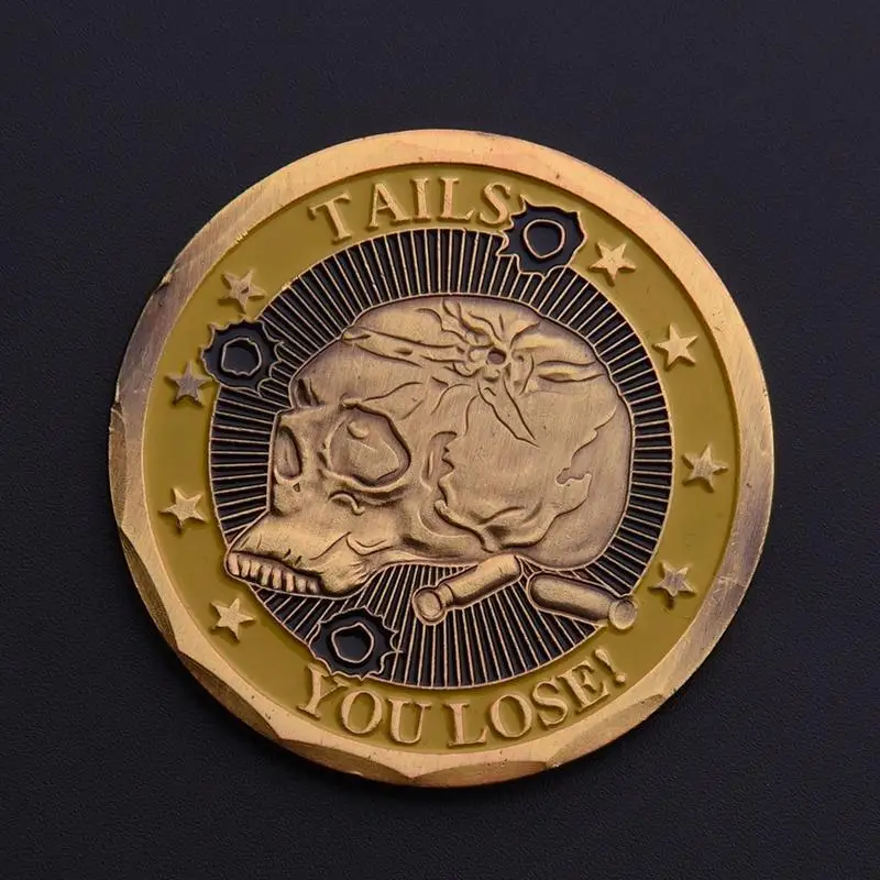 Heads-We-Win-Tails-You-Lose-Skull-Plated-Commemorative-Challenge-Coins ...