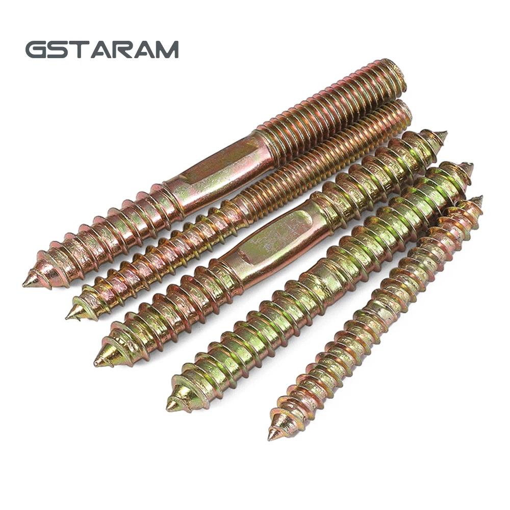 Hanger Bolt Double Headed Bolt Self-Tapping Screw Wood To Metal Dowels ...