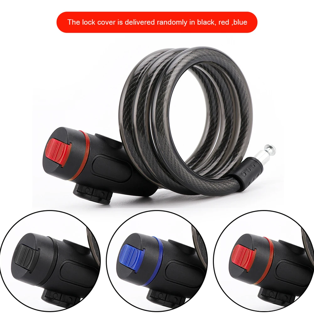 Bicycle-Bike-Lock-Anti-theft-Mtb-Road-Bike-Steel-Wire-Chain-Lock ...