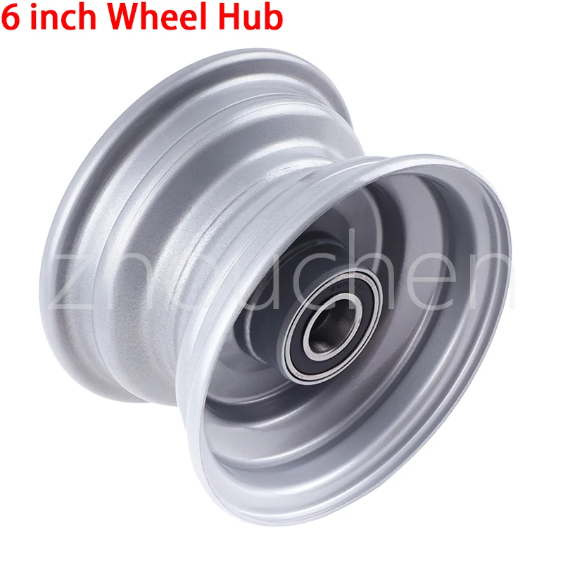 Alloy-6-inch-wheel-hub-With-25mm-Bearing-rim-For-Trolley-Go-kart-golf ...