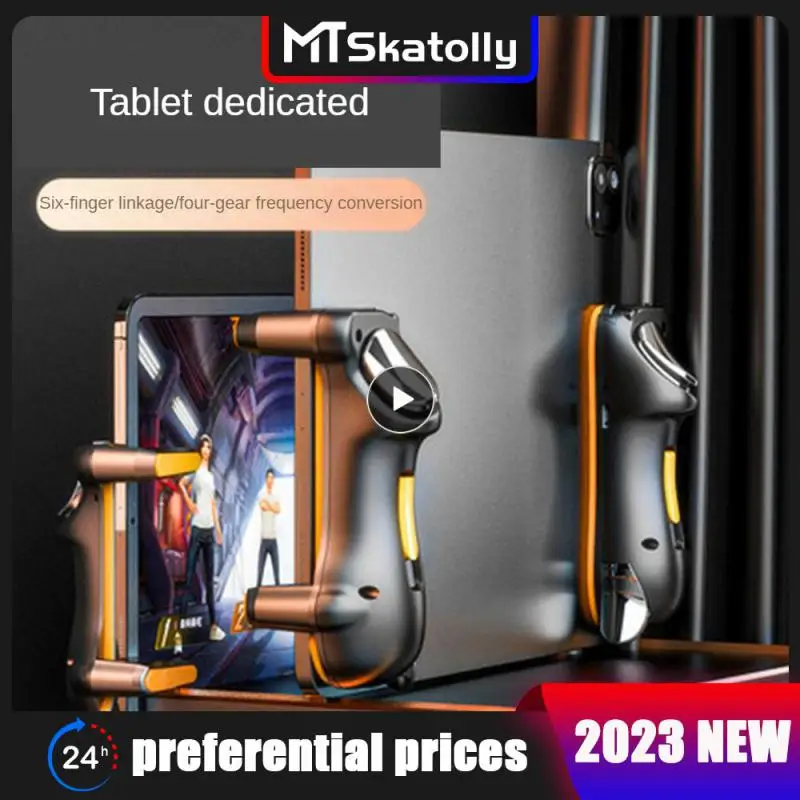 Six-Finger-Controller-For-Ipad-PUBG-Capacitance-Adjustable-Mobile-Game ...