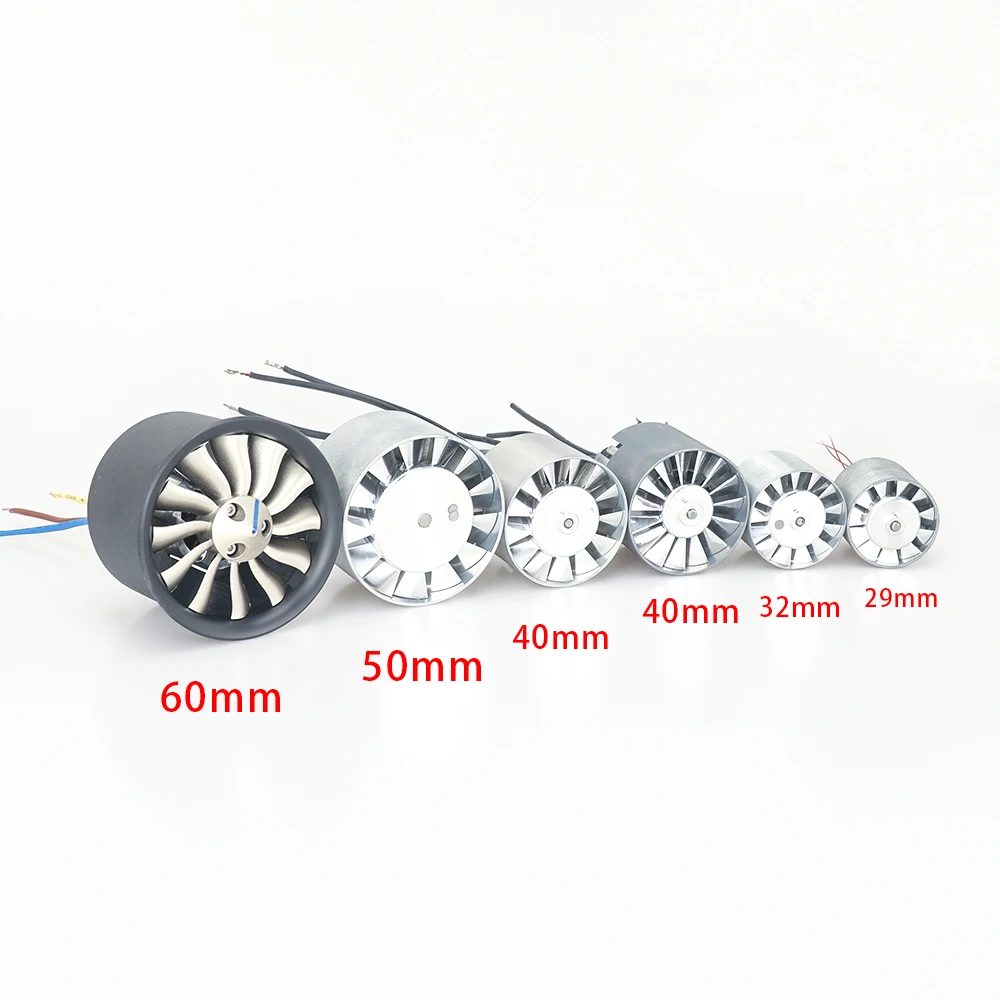 40mm BLDC Inrunner Brushless Motor High Speed Jetfan EDF Ducted Jet Fan ...