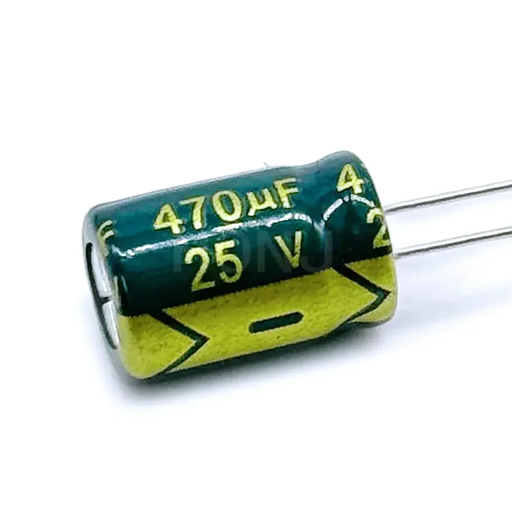 10PCS 25V470UF 8*12mm 470UF 25V 8*12 Aluminum electrolytic capacitor ...