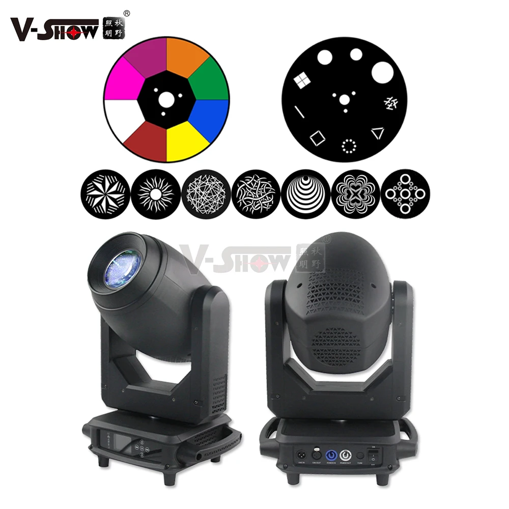 V-show-S716-Hybird-Osram-LED-200w-Moving-Head-Light-With-Folding-Clamps ...
