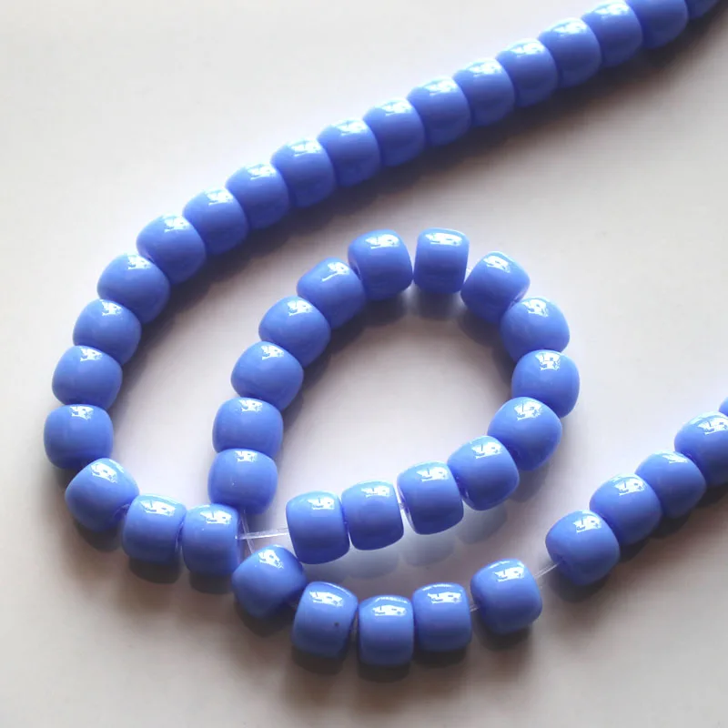 Austrian-Smooth-Crystal-8x6mm-Drum-Column-Shape-Glass-Spacer-Loose ...