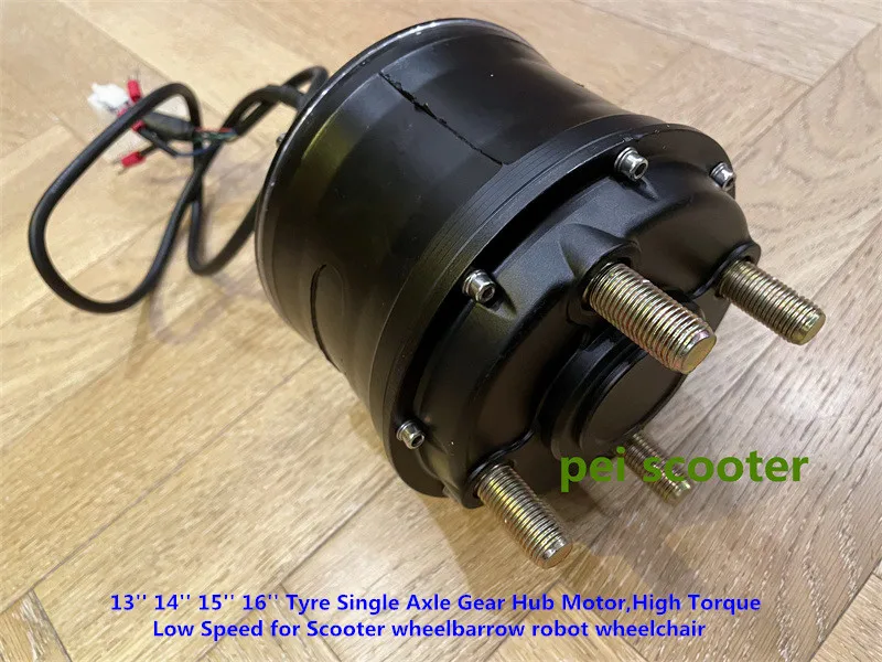 Two-10-Tyre-Single-Axle-Gear-Hub-Motor-phub-wb-and-Two-no-tyre-motor ...