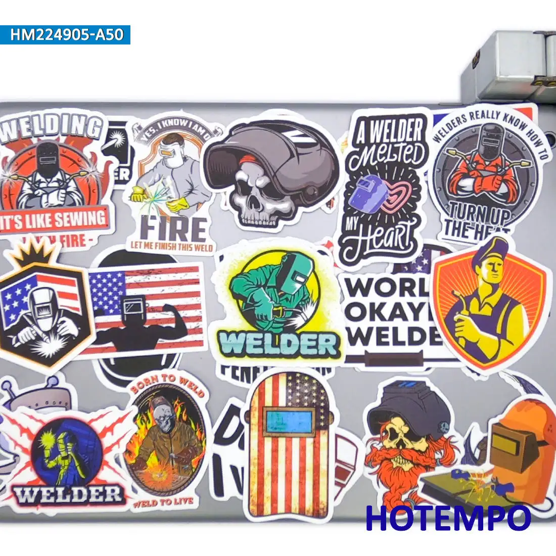 Hard Hat Stickers Welder