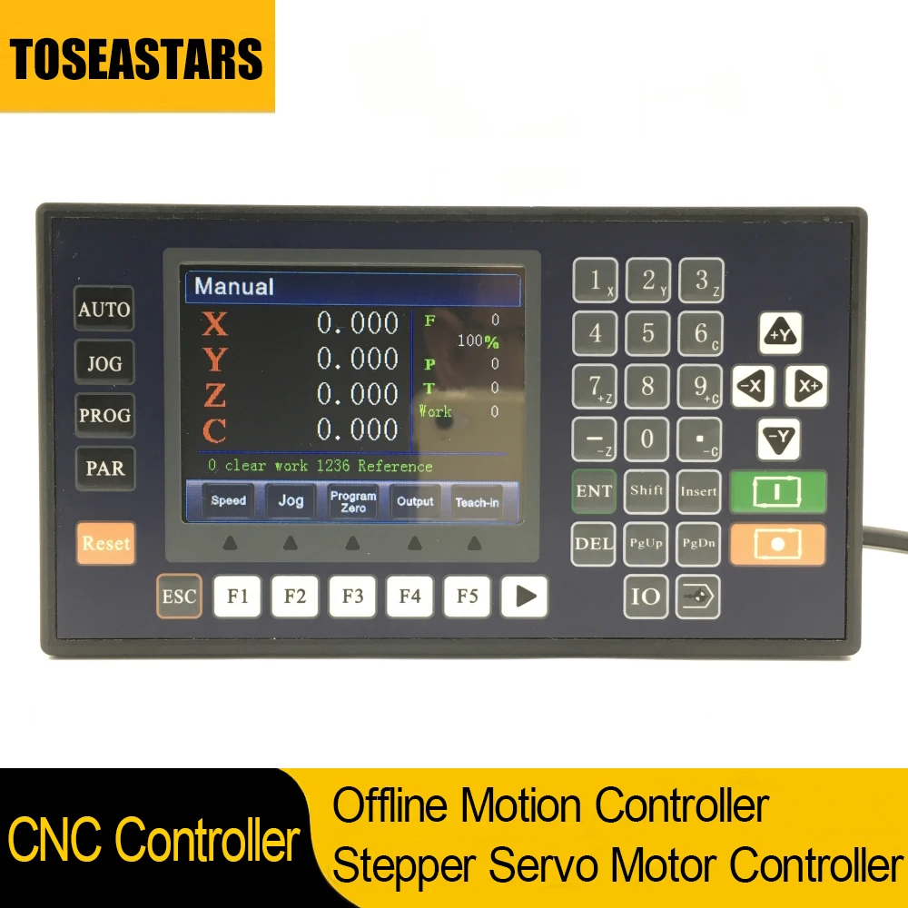 CNC Controller Offline Motion Controller XYZ Axis Servo Stepper Motor Controller Programmable ...