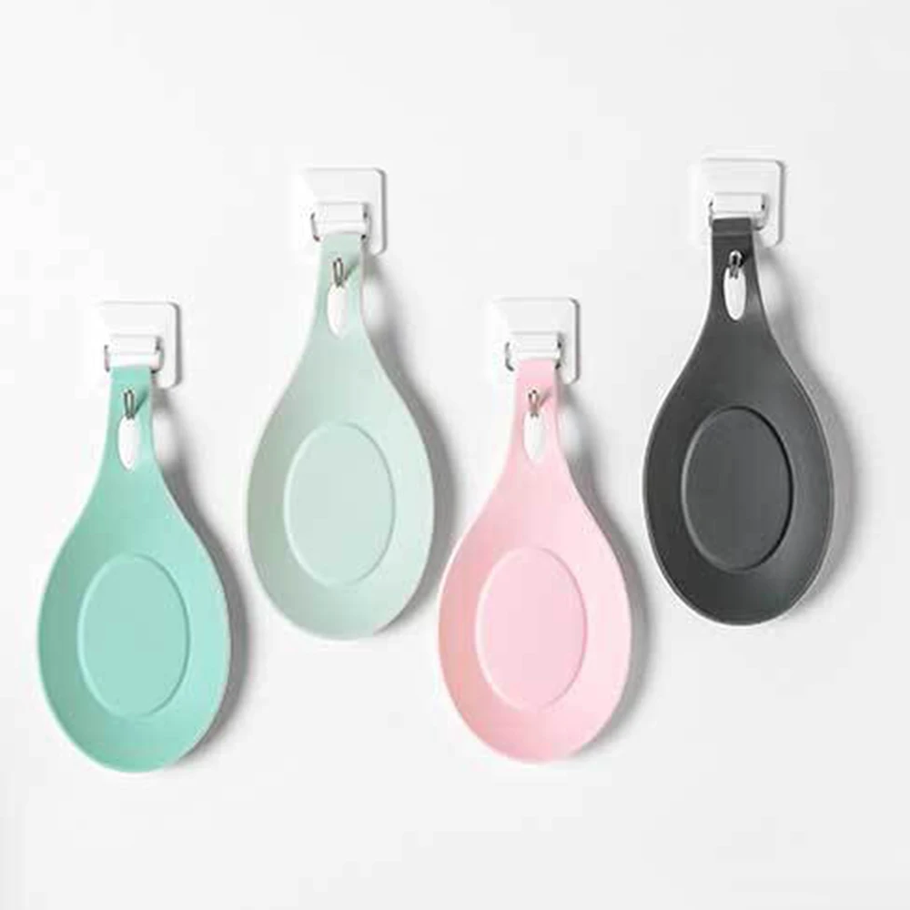 1Pc-Silicone-Insulation-Spoon-Shelf-Heat-Resistant-Placemat-Drink-Glass ...