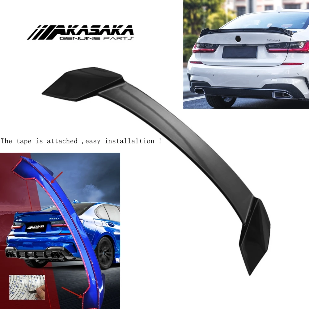 Rear Trunk Lid Spoiler Wing Tailgate Trim Splitter Flap Lip For BMW 3 ...