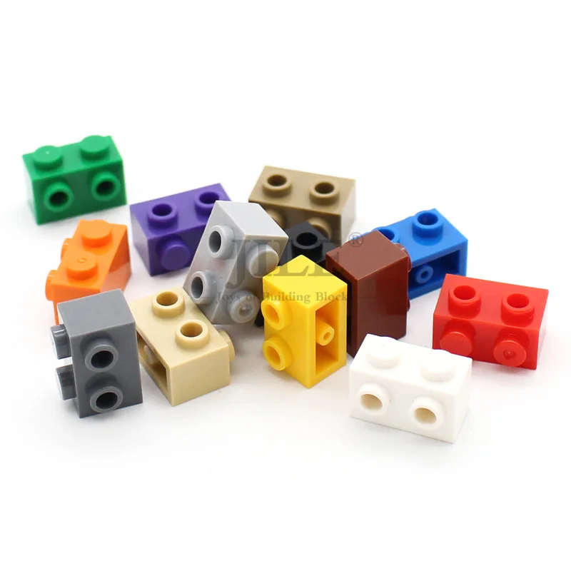 40pcs MOC Building Blocks 11211 Brick Modified 1x2 with Studs on Side ...