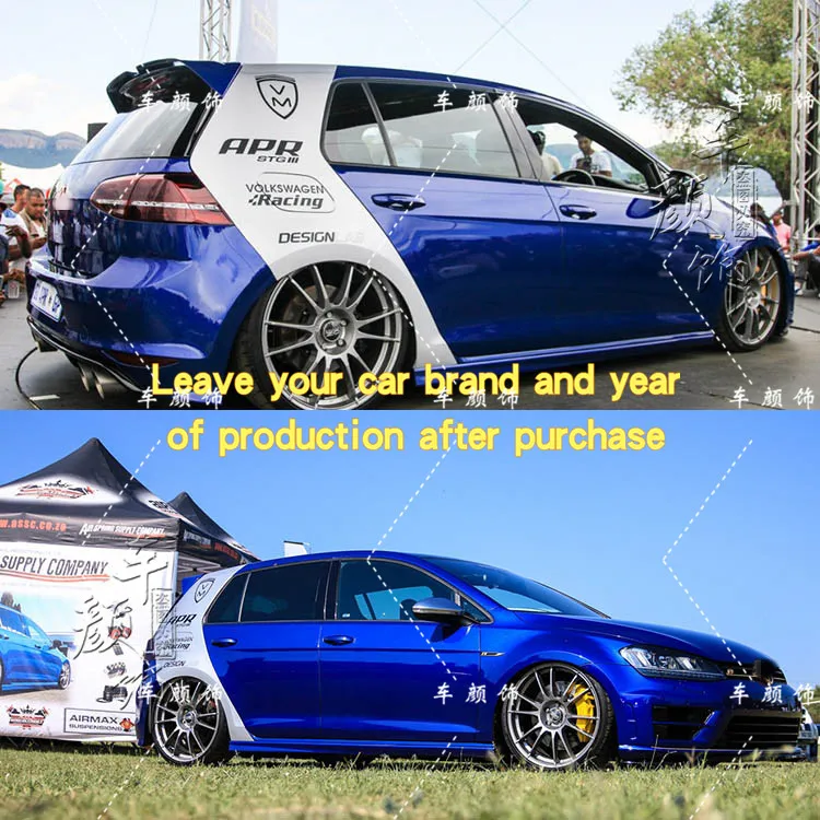 Car Stickers For Volkswagen Golf 7 Gti Accessories Body Decoration ...