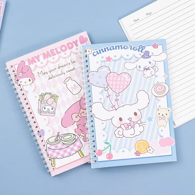 Kawaii-Anime-Sanrios-Notebooks-Cinnamonroll-Kuromi-My-Melody-Notepads ...