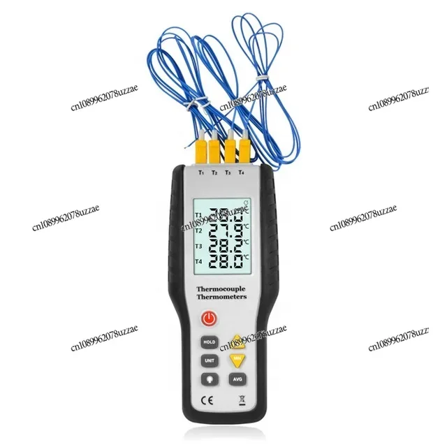 -9815 Digital K Type Thermocouple Thermometer 4 Channel Thermocouple ...