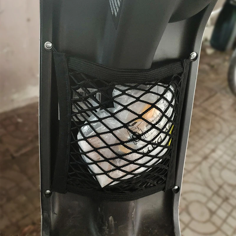 Sac-filet de coffre,Filet de rangement universel pour moto et vélo,sac ...