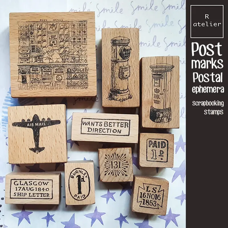Stamp Scrapbooking Postmarks Postal Scrapbooking Journaling Diary ...