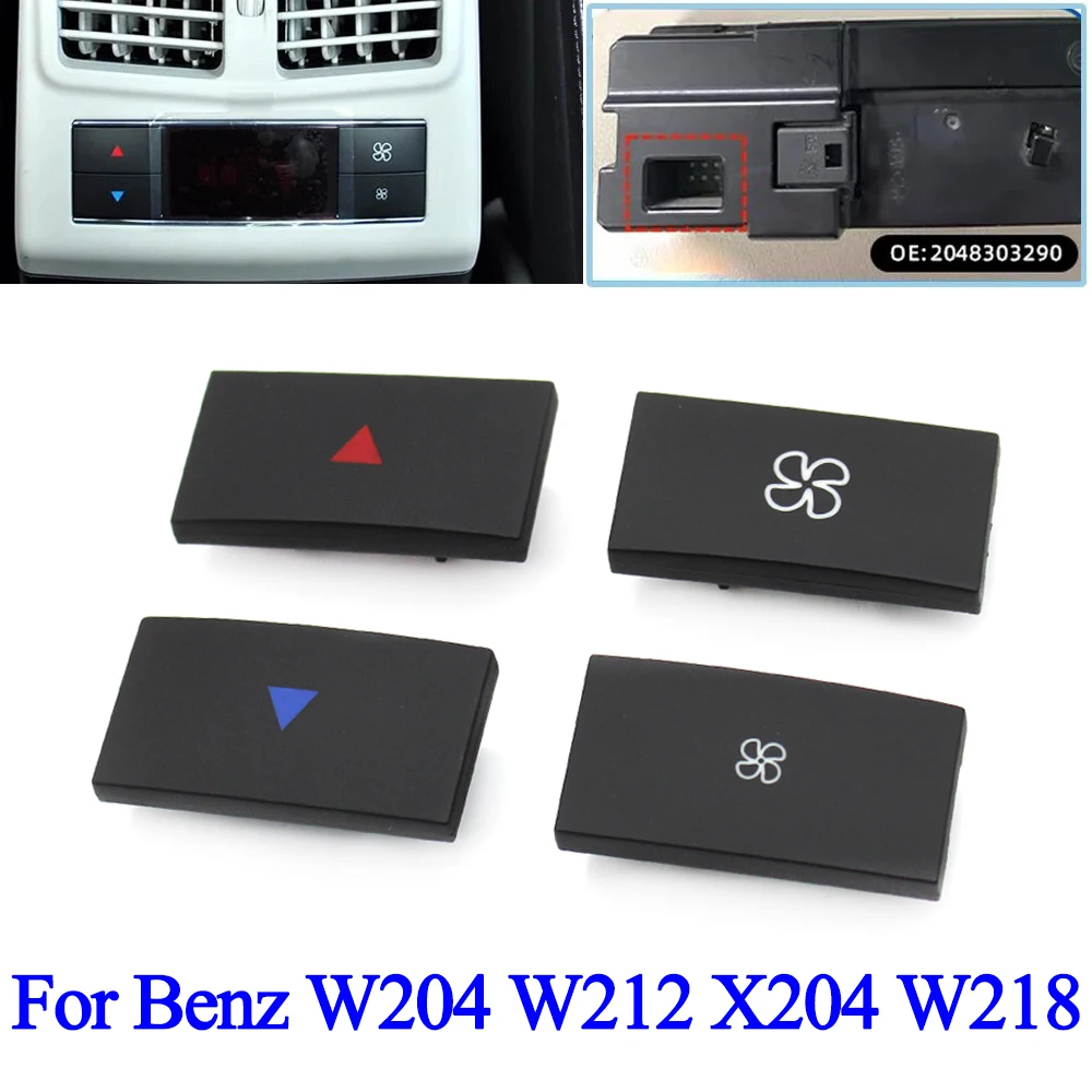 W207-W204-Car-Rear-Air-Conditioner-Cover-Back-AC-Vent-Grille-Panel-Trim ...