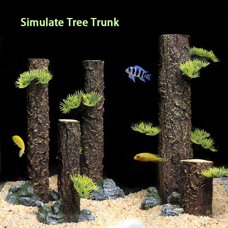 Fish-Tank-Resin-Sinking-Wood-Aquarium-Simulation-Tree-Trunk-Driftwood ...
