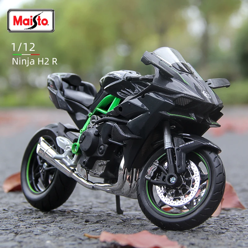 Maisto 1:12 Kawasaki Ninja H2 R Motorcycle H2r Model Static Die Cast ...
