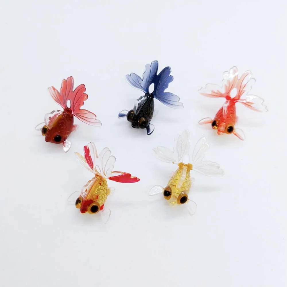 1Pcs Simulation Goldfish DIY Handmade Accessories Good Luck Koi Earring ...