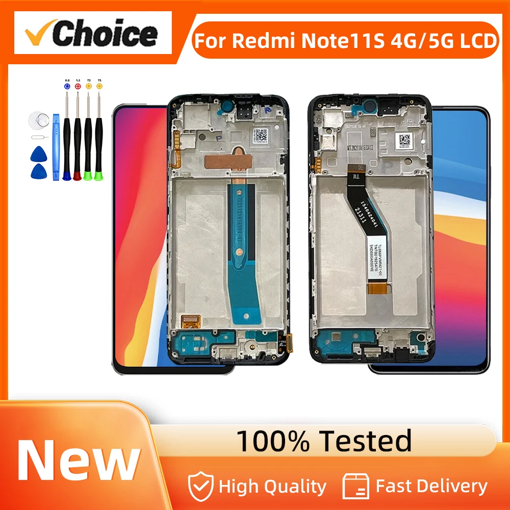 For-Xiaomi-Redmi-Note-11S-5G-22031116BG-LCD-Touch-Screen-Digitizer-For ...