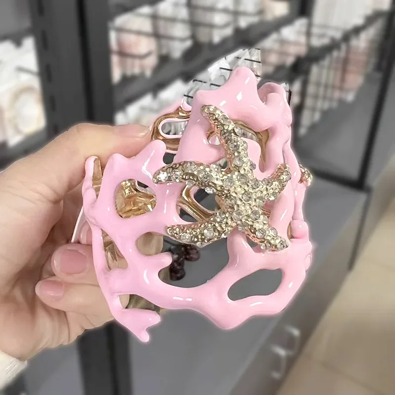 Big-Coral-Hollow-Starfish-Bracelet-for-Women-Crystal-Ocean-Arm-Cuff ...