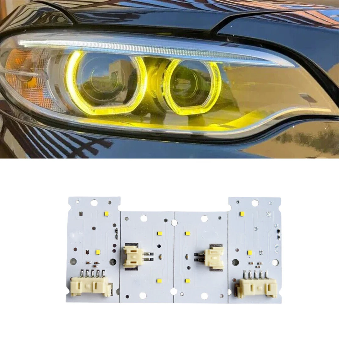 M2-Yellow-Lemon-DRL-Angel-Eyes-For-2014-2017-BMW-2-Series-F87-F22-F23 ...