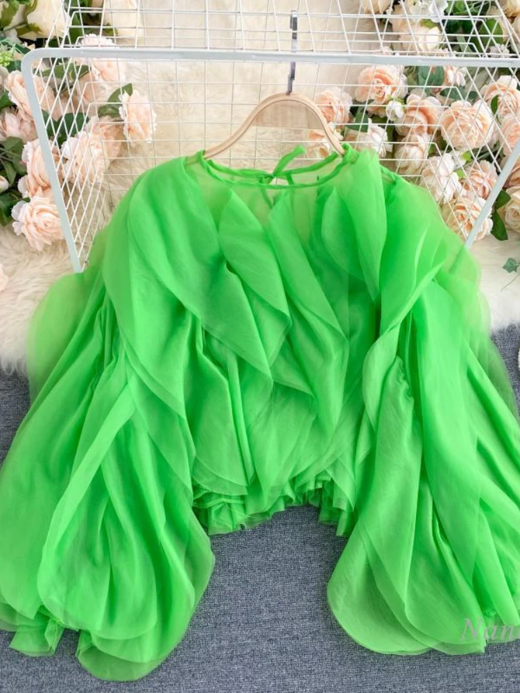 Fairy-Goddess-Tops-2023-Spring-Summer-New-Women-s-Multi-Layer-Ruffled ...