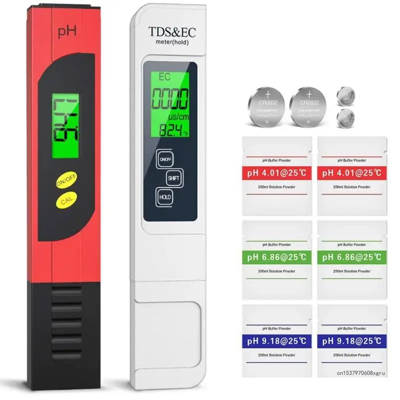 PH-Meter-Digital-Water-Quality-Tester-with-6-Pack-Calibration-Solution ...