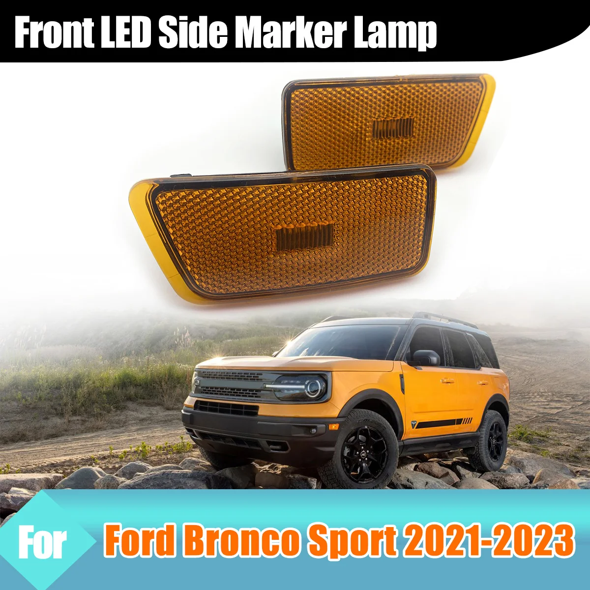 Front-LH-RH-LED-Side-Marker-Lamp-Light-Driver-Left-Side-Right-Side ...