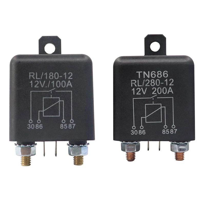 High-Current-Relay-Starting-relay-200A-100A-12V-24V-Power-Automotive ...