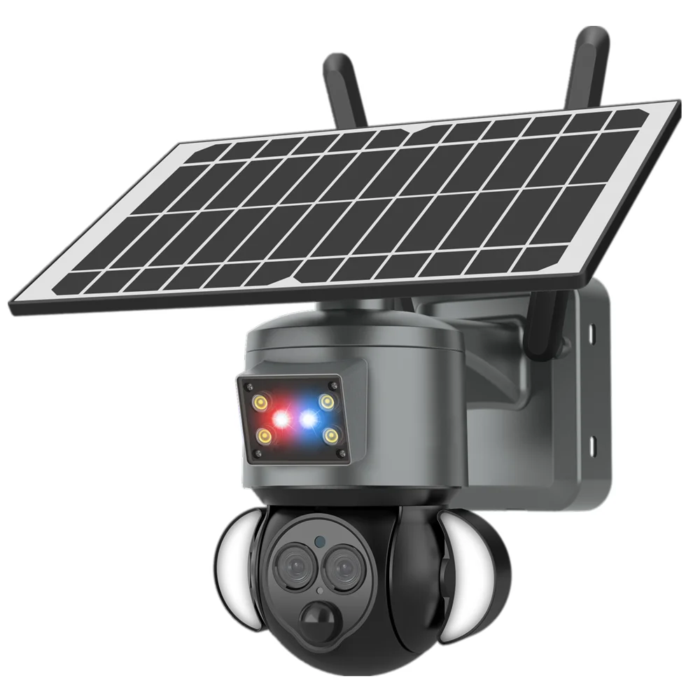 6MP 4G SIM Card 10W Solar Powered Camera HD 3K wireless Outdoor ...