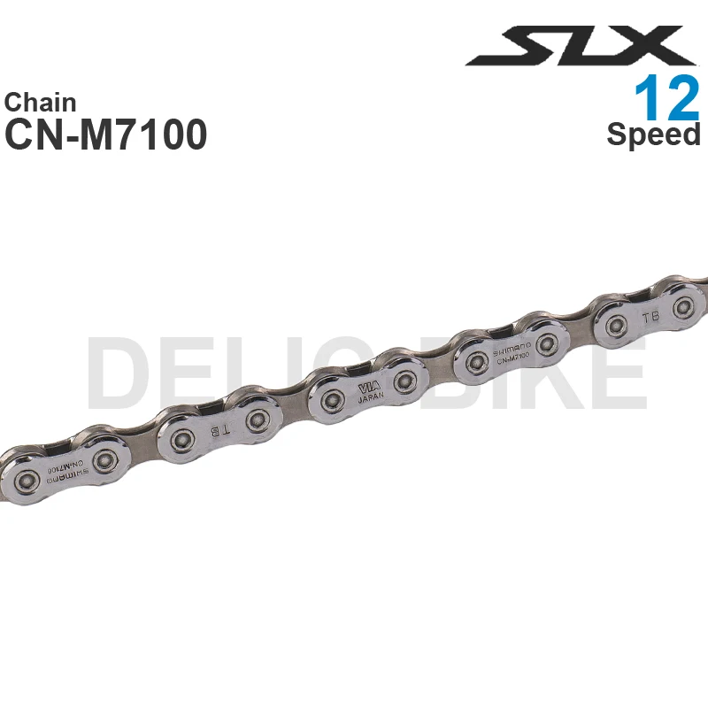 Original SHIMANO SLX M7100- 12-Speed Bicycle Chains CN-M7100 SIL-TEC ...