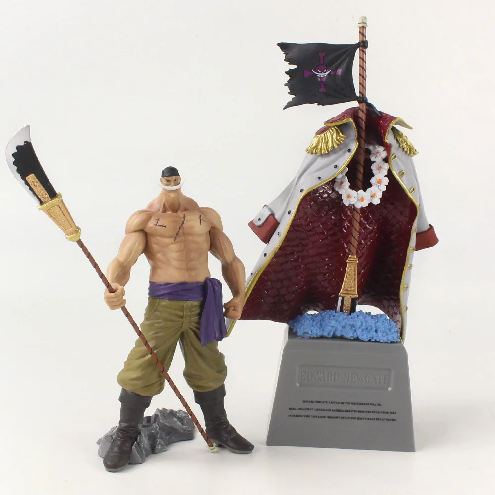 2Pcs-Set-Anime-One-Piece-Edward-Newgate-Cloak-Whitebeard-Pirates-Luffy ...