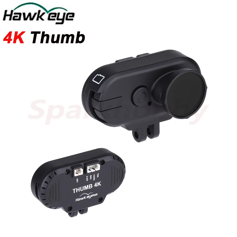 Hawkeye 4K Thumb FPV Camera Gyroflow FOV 170° 4K DC 5~23V 1080P For RC ...