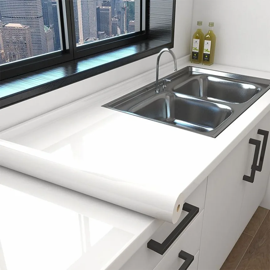 Kitchen-Waterproof-Stickers-Oil-Proof-Self-adhesive-Wallpaper-Cabinet ...