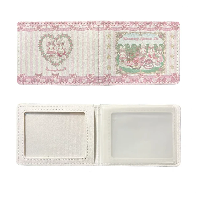 Kawaii Pattern Card Holder Driver License Cover Pu Leather Pink Card ...
