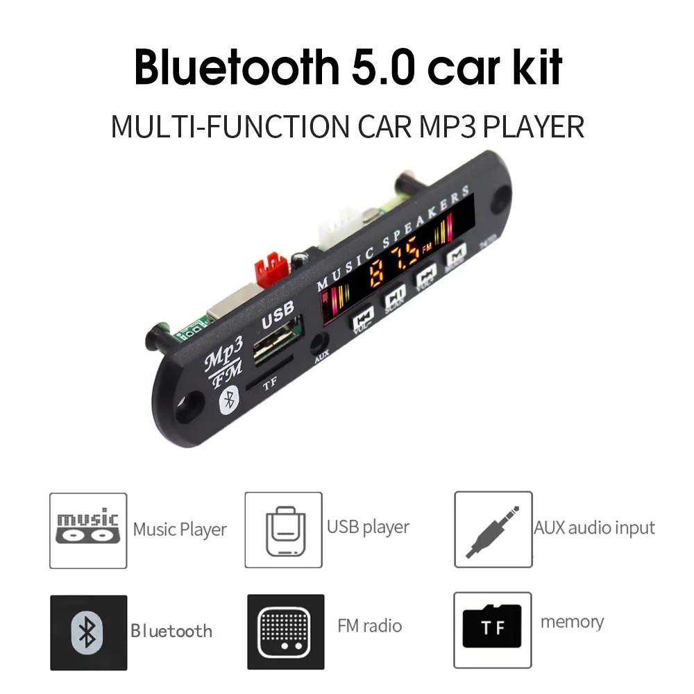 Bluetooth Mp3 Decoder Board Fm Radio Usb | Kit Usb Bluetooth Mp3 Module ...