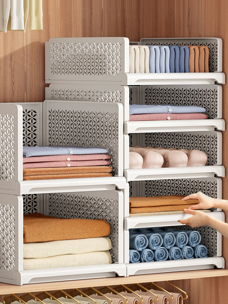 Joybos Wardrobe Storage Cabinet Organizer Drawer Storage Box Layered ...