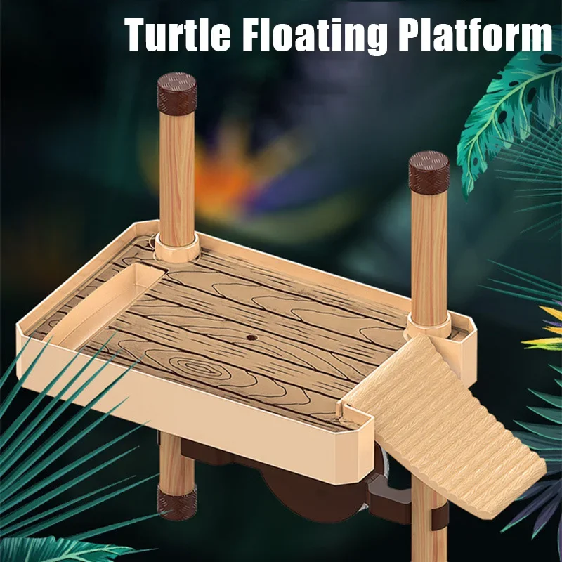 Turtle-Basking-Platform-Terrapin-Brazilian-Tortoise-Floating-Island ...