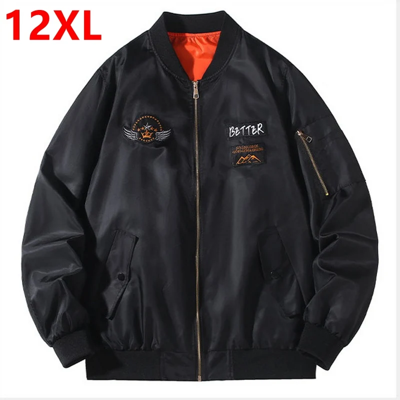 Spring-Autumn-Men-s-Trendy-Jacket-Plus-Size-Windbreaker-Casual-Baseball-Coat-180kg-12xl-11XL ...