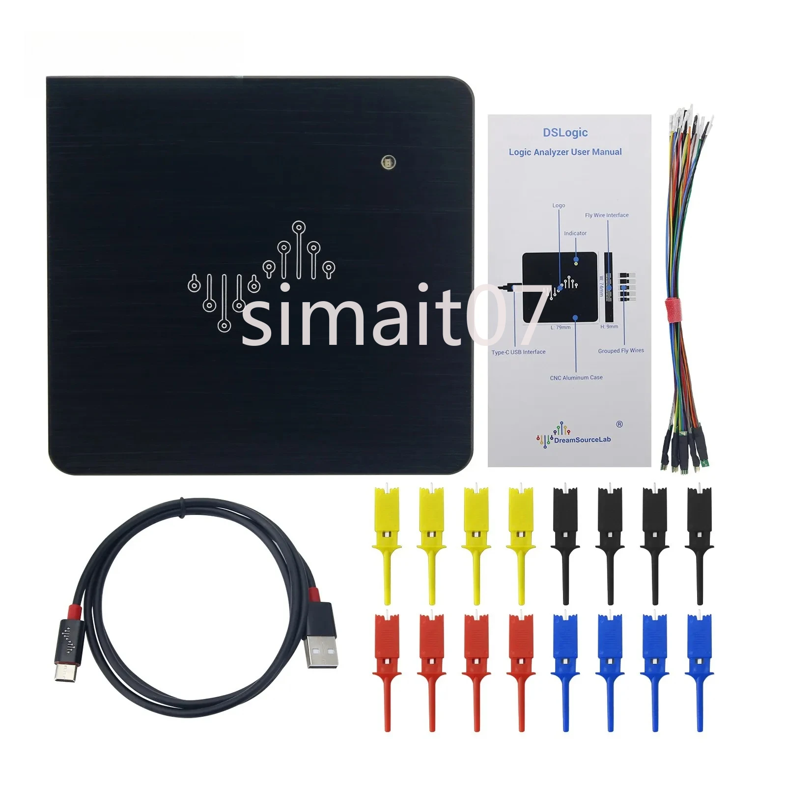 DSLogic U2Basic/Plus 16CH Logic Analyzer - USB 2.0 Interface 100MHz ...