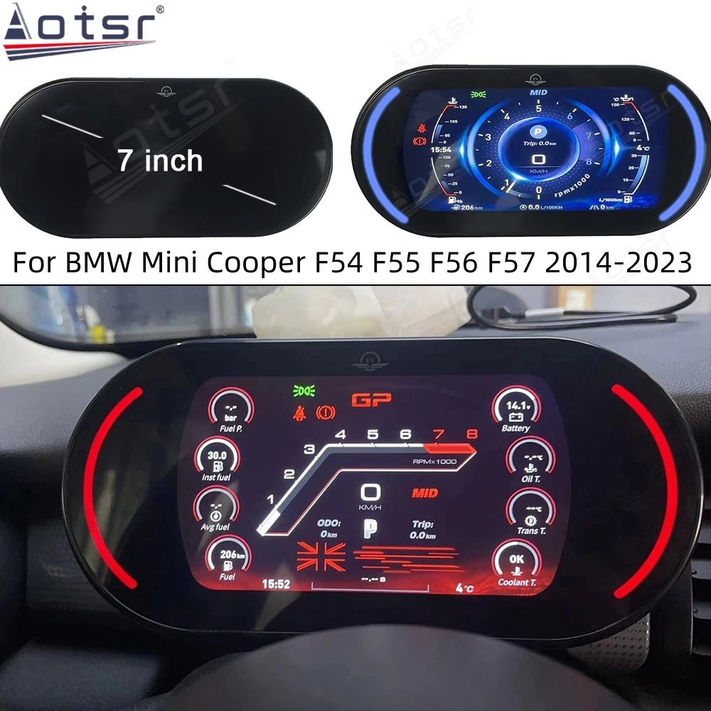 For-BMW-Mini-Cooper-F54-F55-F56-F57-2014-2023-Car-Digital-Cluster-LCD ...