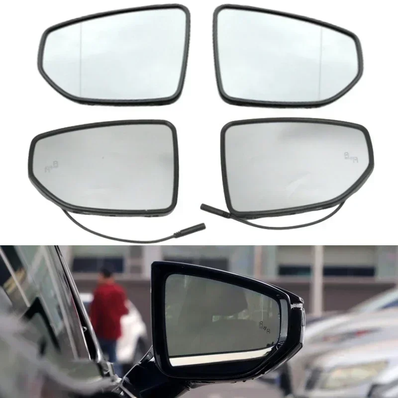 Exterior-Side-Rearview-Mirror-Heated-Lens-BSM-Blind-Spot-Heating-Glass ...