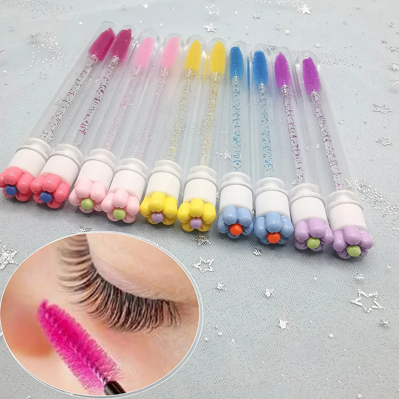 Glitter-Crystal-Rod-Five-petaled-Flowers-Shaped-Crystal-Rod-Eyelash ...