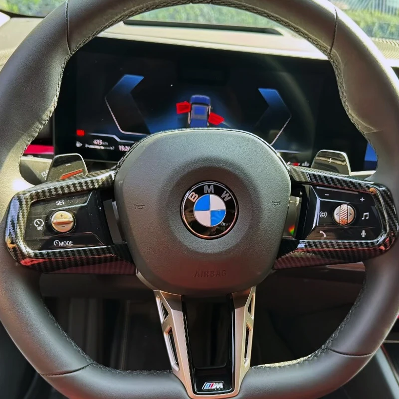 For BMW 5 Series G60 2024 M Sport ABS Carbon fiber Car Steering Wheel ...