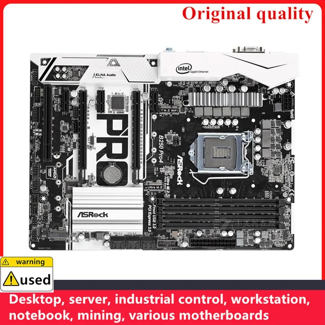 For ASRock B250 Pro4 Original Used Desktop Intel B250 B250M