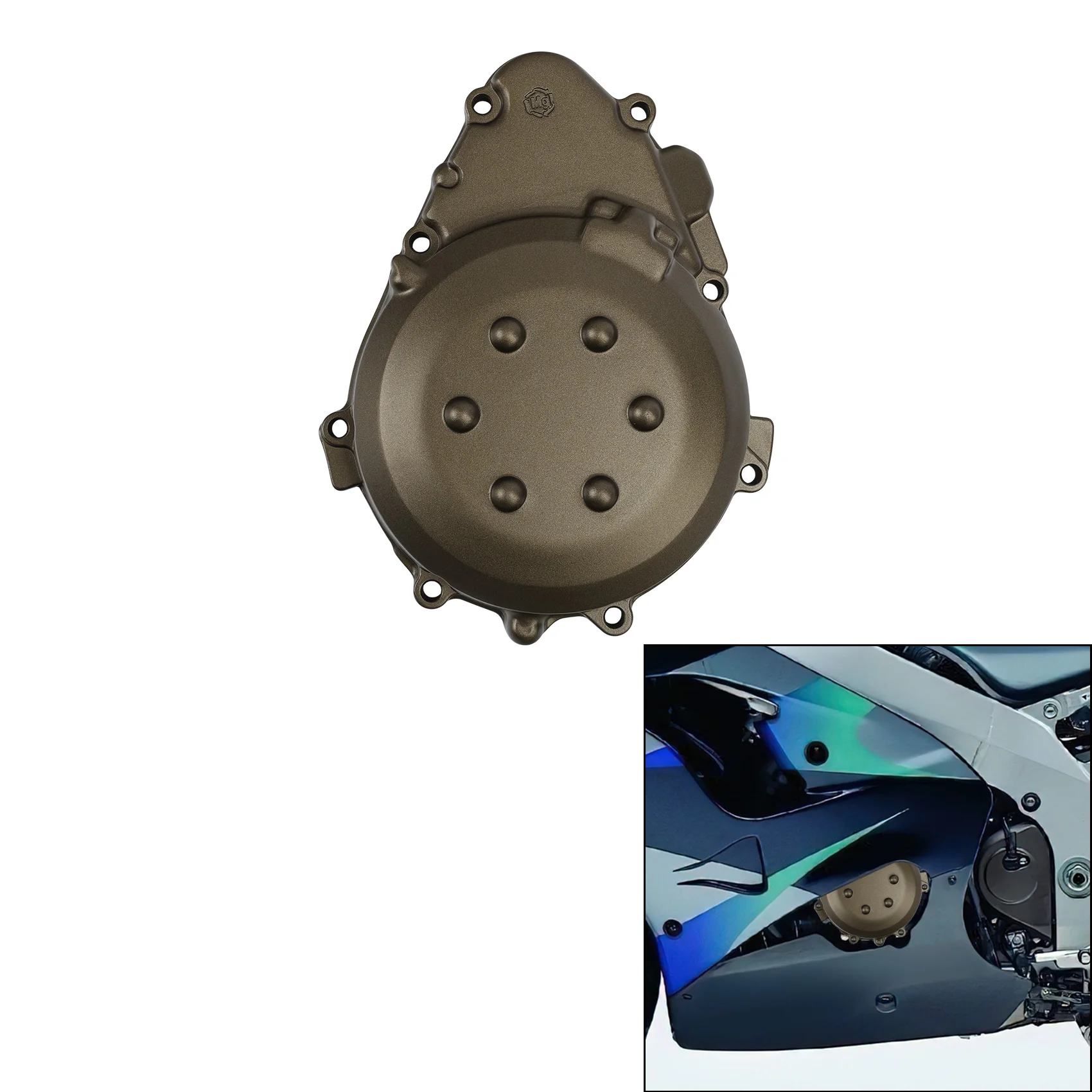 Motorcycle Left Stator Engine Cover For Kawasaki ZX9R ZX-9R Crankcase ...