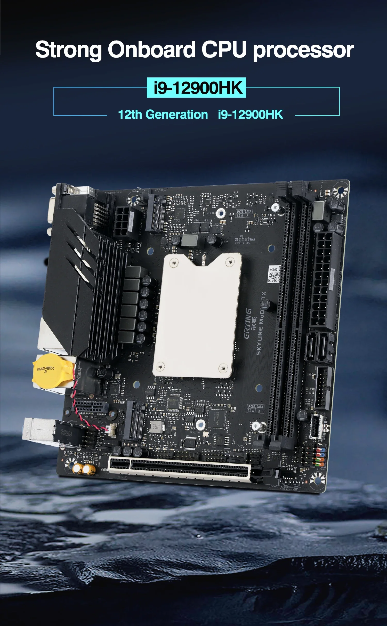 Настольная материнская плата ERYING M-ITX DIY со встроенным ...
