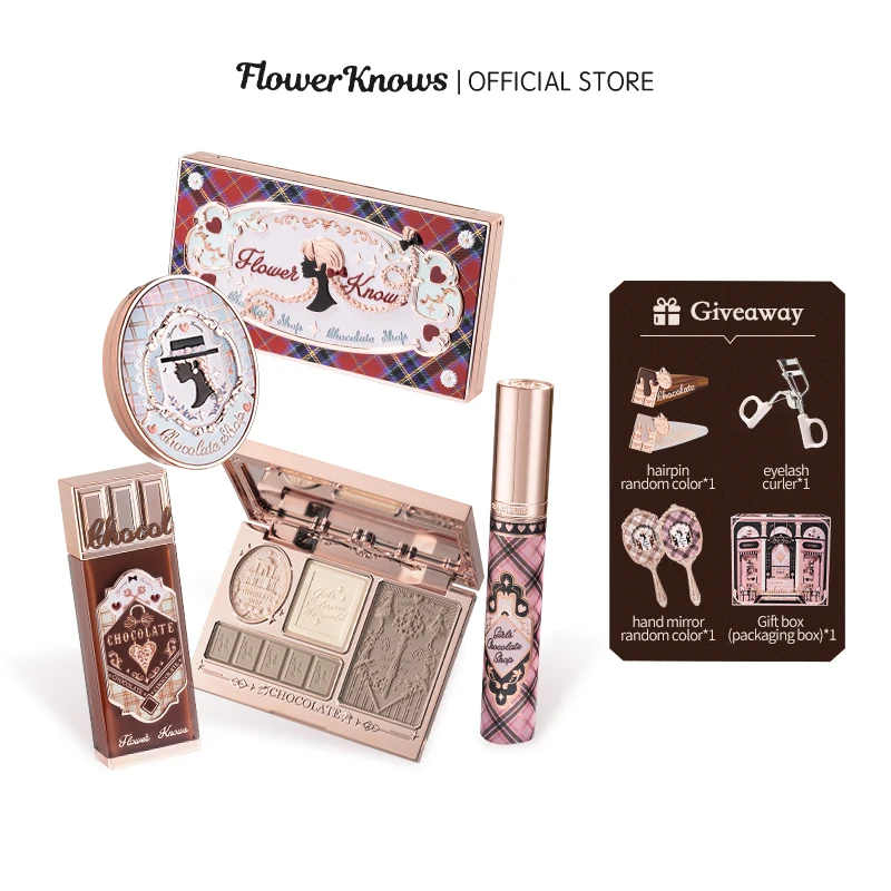 【buy 5 Gift 5】flower Knows Chocolate Wonder-shop Make Up Set Super ...